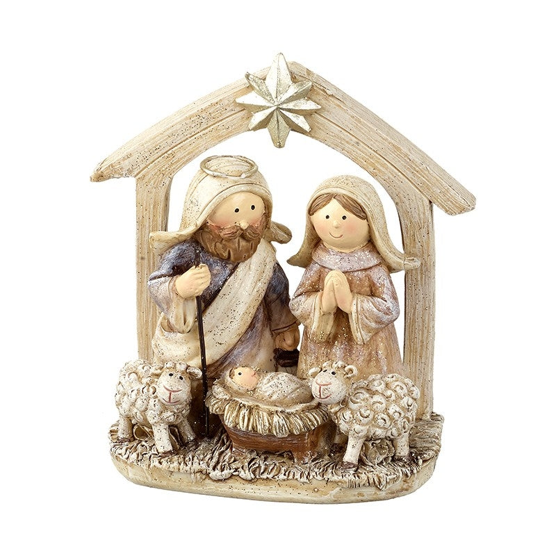 Family Manger Christmas Nativity Ornament | Heaven Sends| Manger Scene ...